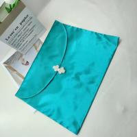 China Stylish Satin Envelop Bag for Custom Logo Flip Dust Bag Wig Underwear Scarf Packing for sale