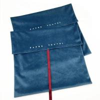 China Custom Logo Printed Bowknot Flip Packaging Bag for Vintage Style Packaging Solutions for sale
