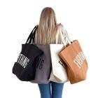 China Unisex Custom Printed Fabric Shopping Tote Bag with Large Capacity and Customized Color for sale