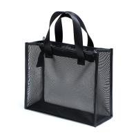 China Custom Logo Tote Bag Large Market Grocery Shopper Gift Beach Net Nylon Mesh Shopping for sale