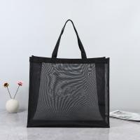 China Custom Logo Tote Bag Large Market Grocery Shopper Gift Beach Net Nylon Mesh Shopping for sale