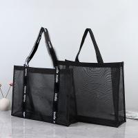 China Custom Logo Tote Bag Large Market Grocery Shopper Gift Beach Net Nylon Mesh Shopping for sale