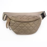 China Fashion Quilted Sling Bag Women's Waist Bags Nylon Puffer Bag with Other Pattern Type for sale