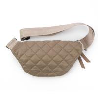 China Fashion Quilted Sling Bag Women's Waist Bags Nylon Puffer Bag with Other Pattern Type for sale