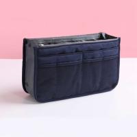 China Custom Felt Makeup Bag with Hard Handles The Perfect Addition to Your Collection for sale
