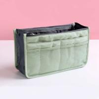 China Custom Felt Makeup Bag with Hard Handles The Perfect Addition to Your Collection for sale