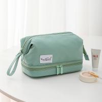 China Custom Logo Printed Eco Friendly Vanity Case Velvet Zipper Pouch for Makeup Cosmetic for sale