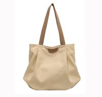 China Luxury Woman Tote Handbag Fashion Crossbody Tote Bag Canvas With Pockets Custom Logo Polyester Lining for sale