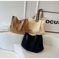 China Luxury Woman Tote Handbag Fashion Crossbody Tote Bag Canvas With Pockets Custom Logo Polyester Lining for sale