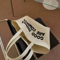 China Summer Beach Tote Bags With Handle For Women Shopping Large Canvas Newest Fashinable for sale