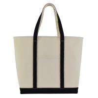 China Multi-purpose Cotton Canvas Reusable Grocery Shopping Tote Bag with Open Closure for sale