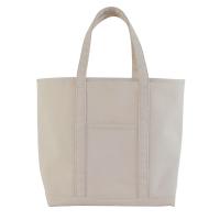 China Multi-purpose Cotton Canvas Reusable Grocery Shopping Tote Bag with Open Closure for sale