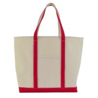 China Multi-purpose Cotton Canvas Reusable Grocery Shopping Tote Bag with Open Closure for sale