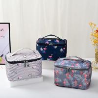 China Professional Makeup Box with Zipper Closure Fashion Style Custom Cosmetic Box for sale