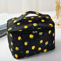 China Professional Makeup Box with Zipper Closure Fashion Style Custom Cosmetic Box for sale
