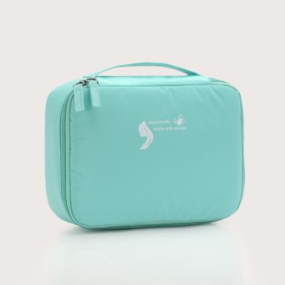 China OEM/ODM Acceptable Custom Nylon Makeup Bag for Travel and Transparent Design for sale
