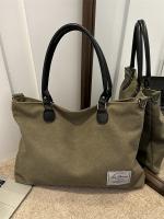 China None Decoration Cotton Large Shopping Tote Bag With Pocket And Zipper Custom Print Logo for sale
