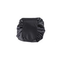 China Convenient Customized Color Waterproof Foldable Drawstring Canvas Makeup Bag for Cosmetics for sale