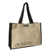 China Open Closure Type Heavy Duty Cotton Shopping Bag with Customized Color Canvas Tote Bag for sale