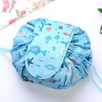 China Unicorn Print Makeup Bag For Travel Pouch with Polyester Material and Unicorn Design for sale