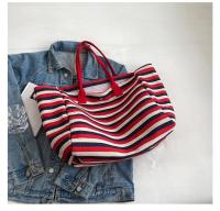 China Stay Fashionable and Organized with this Women's Custom Logo Canvas Shopping Tote Bag for sale