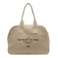 China Customized Large Capacity Open Closure Cotton Canvas Shopping Tote Bag for Women for sale