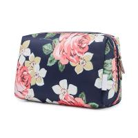 China Custom Recycled Makeup Bag Case made of Polyester for Eco-Friendly Beauty Organization for sale
