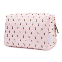 China Custom Recycled Makeup Bag Case made of Polyester for Eco-Friendly Beauty Organization for sale