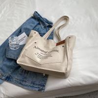 China Single Handle Luxury Woman Tote Handbag Fashion Canvas Bag in Customized Color Options for sale