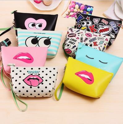 China Convenient Fashinable Pu Cosmetic Bag Customized Logo For Your Cosmetics Needs for sale