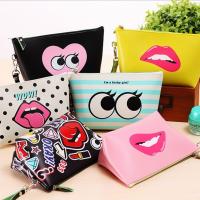 China Convenient Fashinable Pu Cosmetic Bag Customized Logo For Your Cosmetics Needs for sale