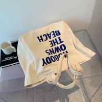 China Open Closure Thickened Recyclable Plain Cotton Canvas Shopping Tote Bag With Custom Printed Logo for sale