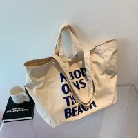 China Open Closure Thickened Recyclable Plain Cotton Canvas Shopping Tote Bag With Custom Printed Logo for sale