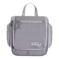 China Zipper Closure Customised Travel Cosmetics Bag with Hanging Design and Pouch Included for sale