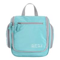 China Zipper Closure Customised Travel Cosmetics Bag with Hanging Design and Pouch Included for sale