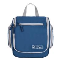 China Zipper Closure Customised Travel Cosmetics Bag with Hanging Design and Pouch Included for sale