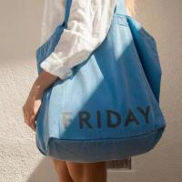 China Oversized Canvas Cotton Bag for Beach Shopping Acceptable OEM/ODM by Creativity Design for sale