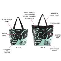 China OEM/ODM Acceptable Custom Logo Printed Dupont Tyvek Paper Shopping Bag With Zipper for sale