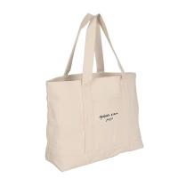 China Unisex Fashion Large Capacity Canvas Tote Bag for Shopping and Beach for sale