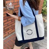 China Unisex Fashion Large Capacity Canvas Tote Bag for Shopping and Beach for sale