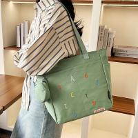 China 2023 Canvas Tote Shoulder Bag for Gentle Woman in Medium 30-50cm Customized Color for sale