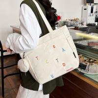 China 2023 Canvas Tote Shoulder Bag for Gentle Woman in Medium 30-50cm Customized Color for sale