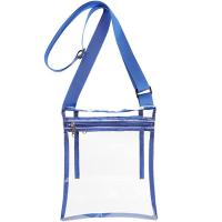 China Waterproof PVC Messenger Bag for Men's Shoulder Customized Color Handbag in Clear Design for sale