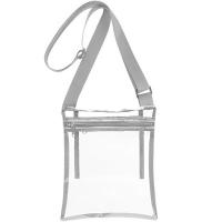 China Waterproof PVC Messenger Bag for Men's Shoulder Customized Color Handbag in Clear Design for sale