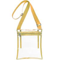 China Waterproof PVC Messenger Bag for Men's Shoulder Customized Color Handbag in Clear Design for sale