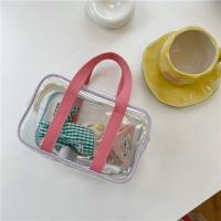 China Bulk Stadium Approved Clear Tote Bag Two Handles Ideal for Work Beach Lunch for sale