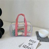 China Bulk Stadium Approved Clear Tote Bag Two Handles Ideal for Work Beach Lunch for sale