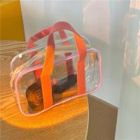 China Bulk Stadium Approved Clear Tote Bag Two Handles Ideal for Work Beach Lunch for sale