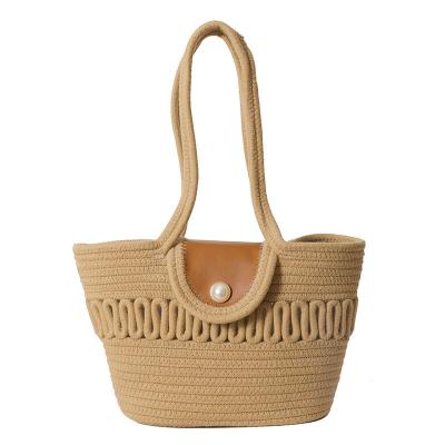 China Gender-Neutral Summer Beach Embroidery Straw Tote Bag for Customized Women for sale
