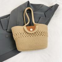 China Gender-Neutral Summer Beach Embroidery Straw Tote Bag for Customized Women for sale